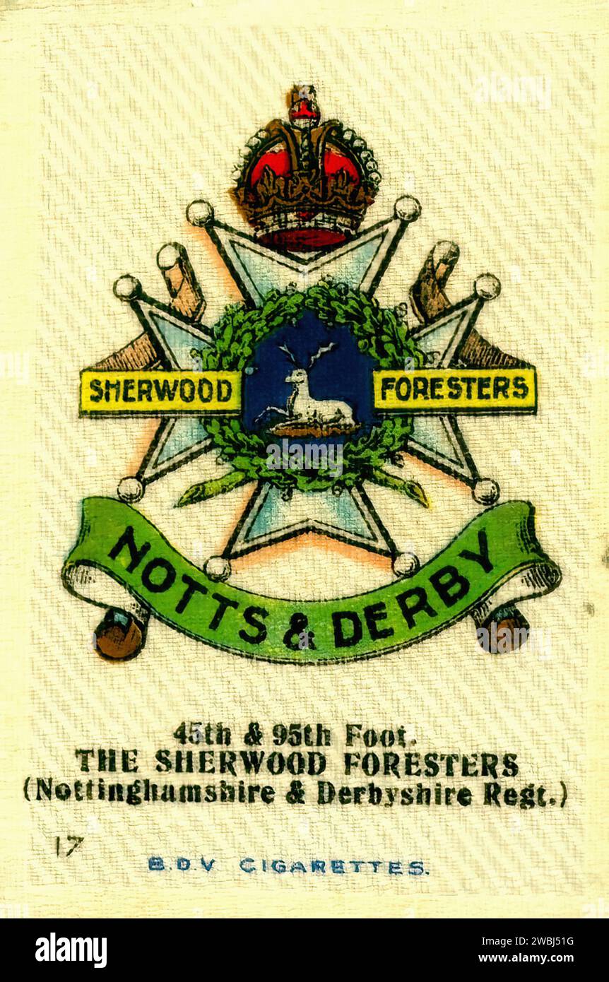 Sherwood foresters hi-res stock photography and images - Alamy