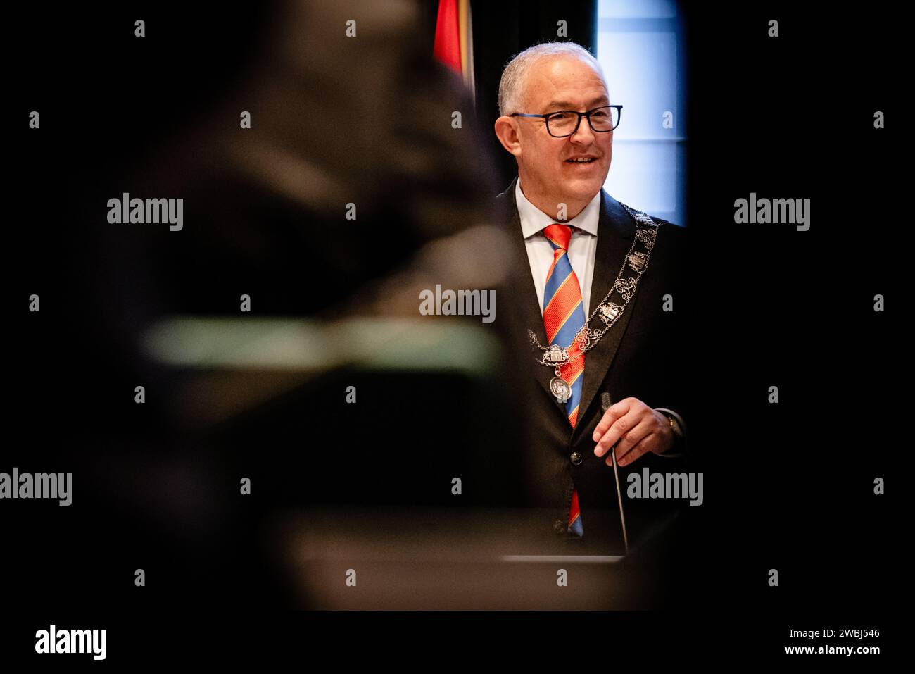 ROTTERDAM - Rotterdam mayor Ahmed Aboutaleb during his last New Year's ...