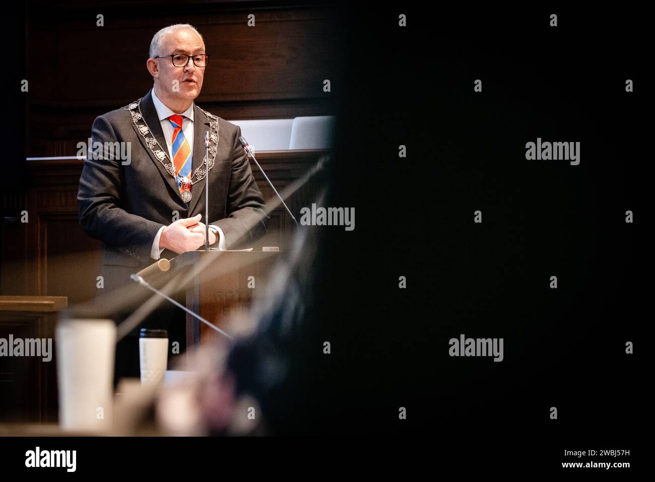 ROTTERDAM - Rotterdam mayor Ahmed Aboutaleb during his last New Year's ...