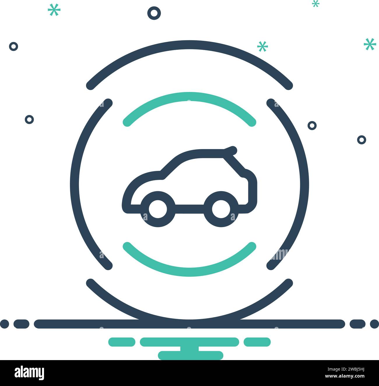 Icon for car sensor,autonomous Stock Vector Image & Art - Alamy