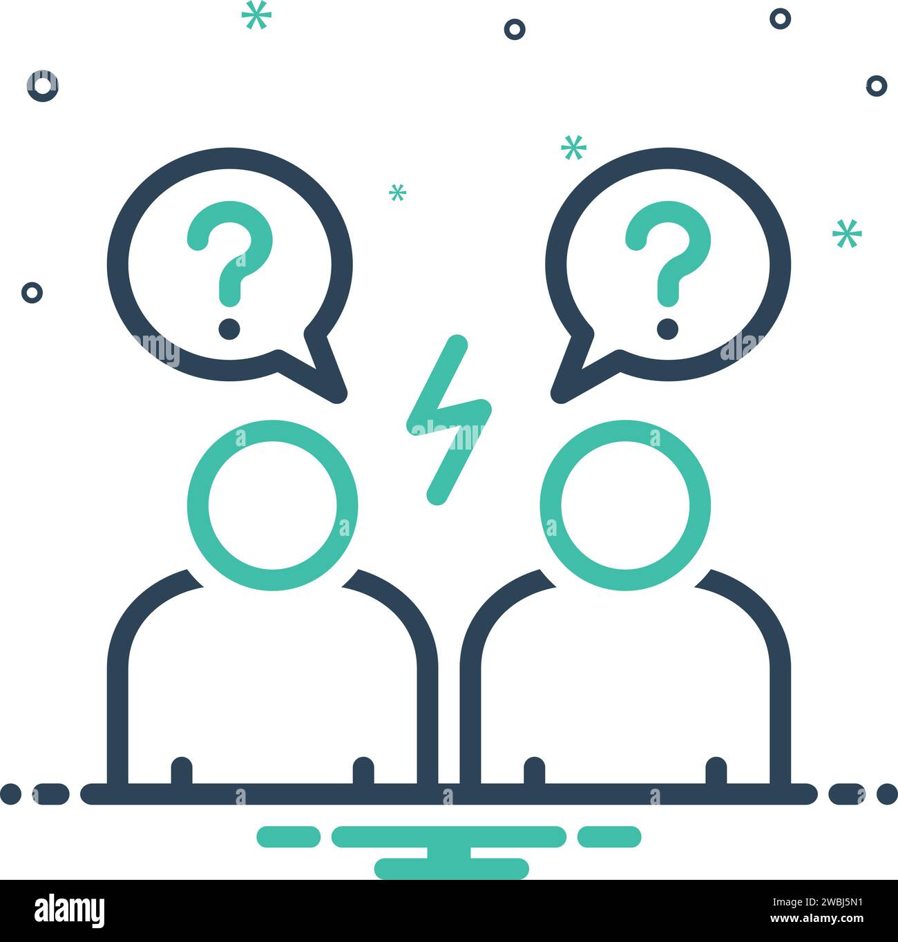 Icon for misunderstand,confused Stock Vector Image & Art - Alamy