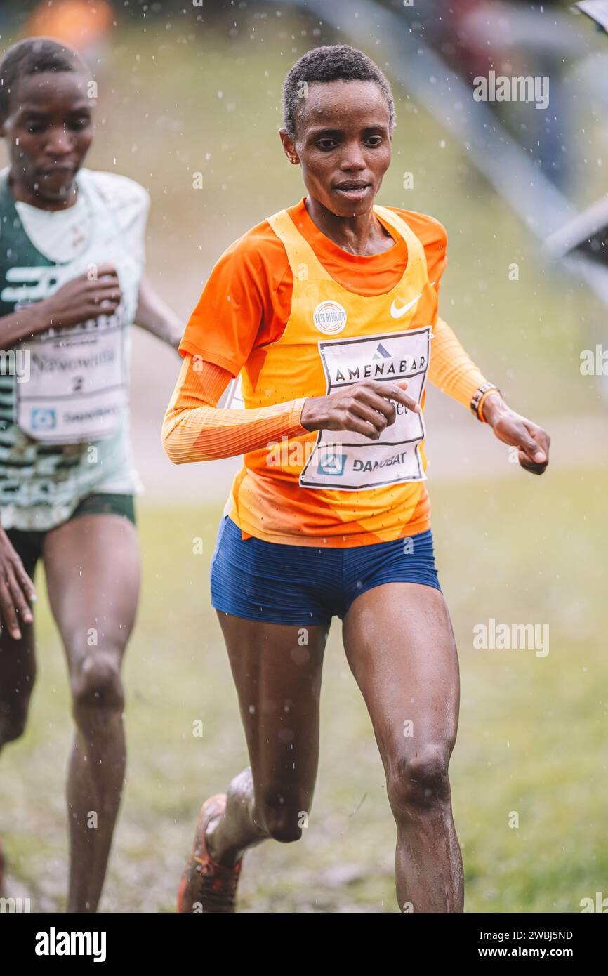 Beatrice Chebet winning the Cross Juan Mugarza de Elgoibar 2023 Stock ...