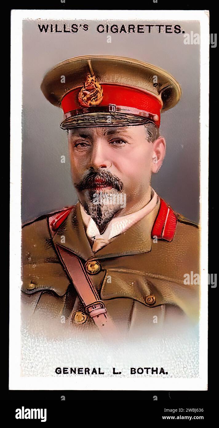 General Botha - Vintage Cigarette Card Illustration Stock Photo - Alamy