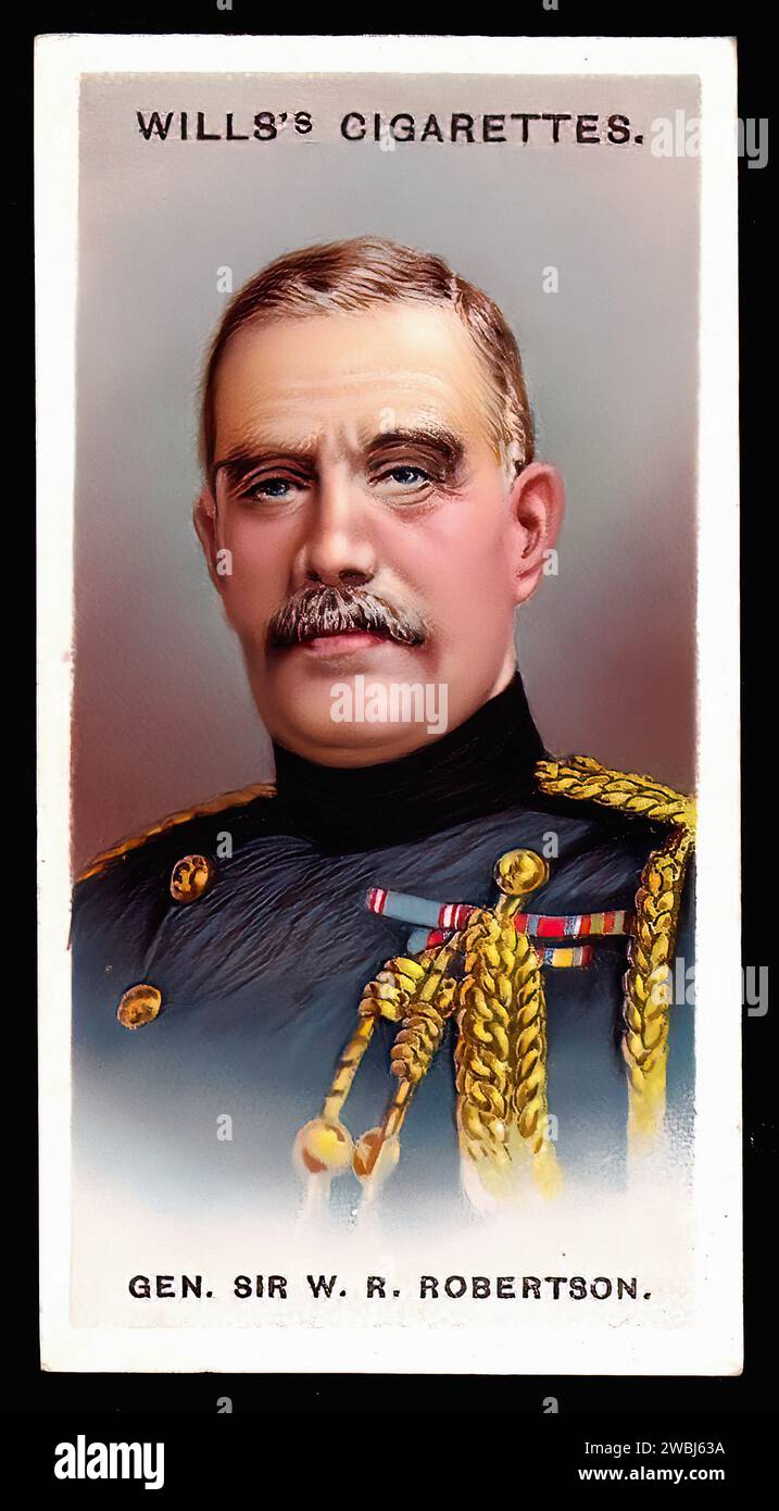 General Robertson - Vintage Cigarette Card Illustration Stock Photo - Alamy