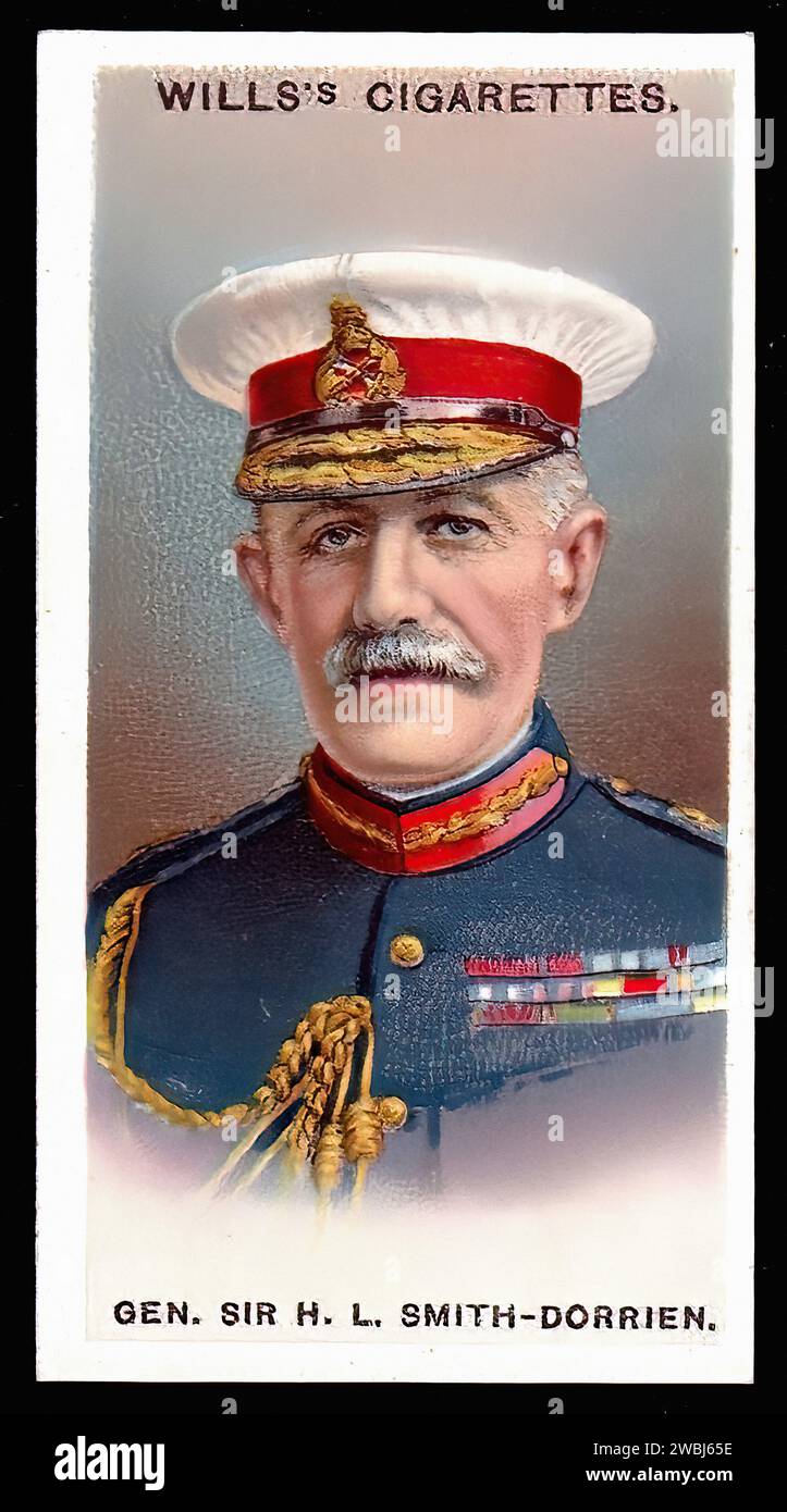 General Smith-Dorrien - Vintage Cigarette Card Illustration Stock Photo ...