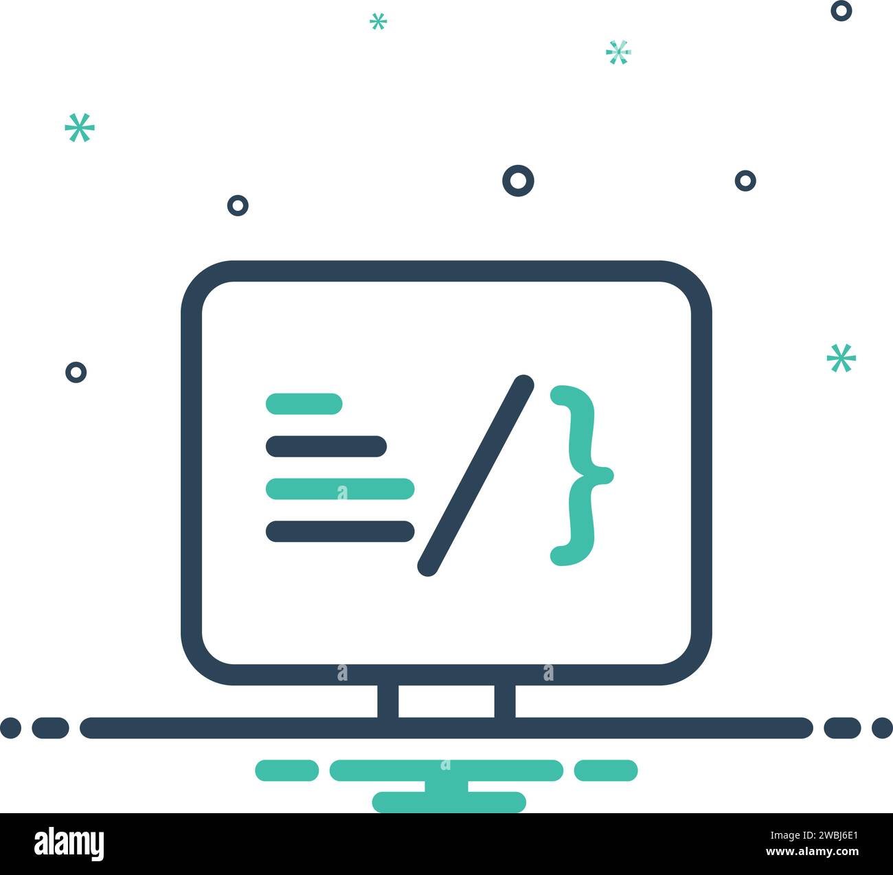 Icon for coding,software Stock Vector Image & Art - Alamy