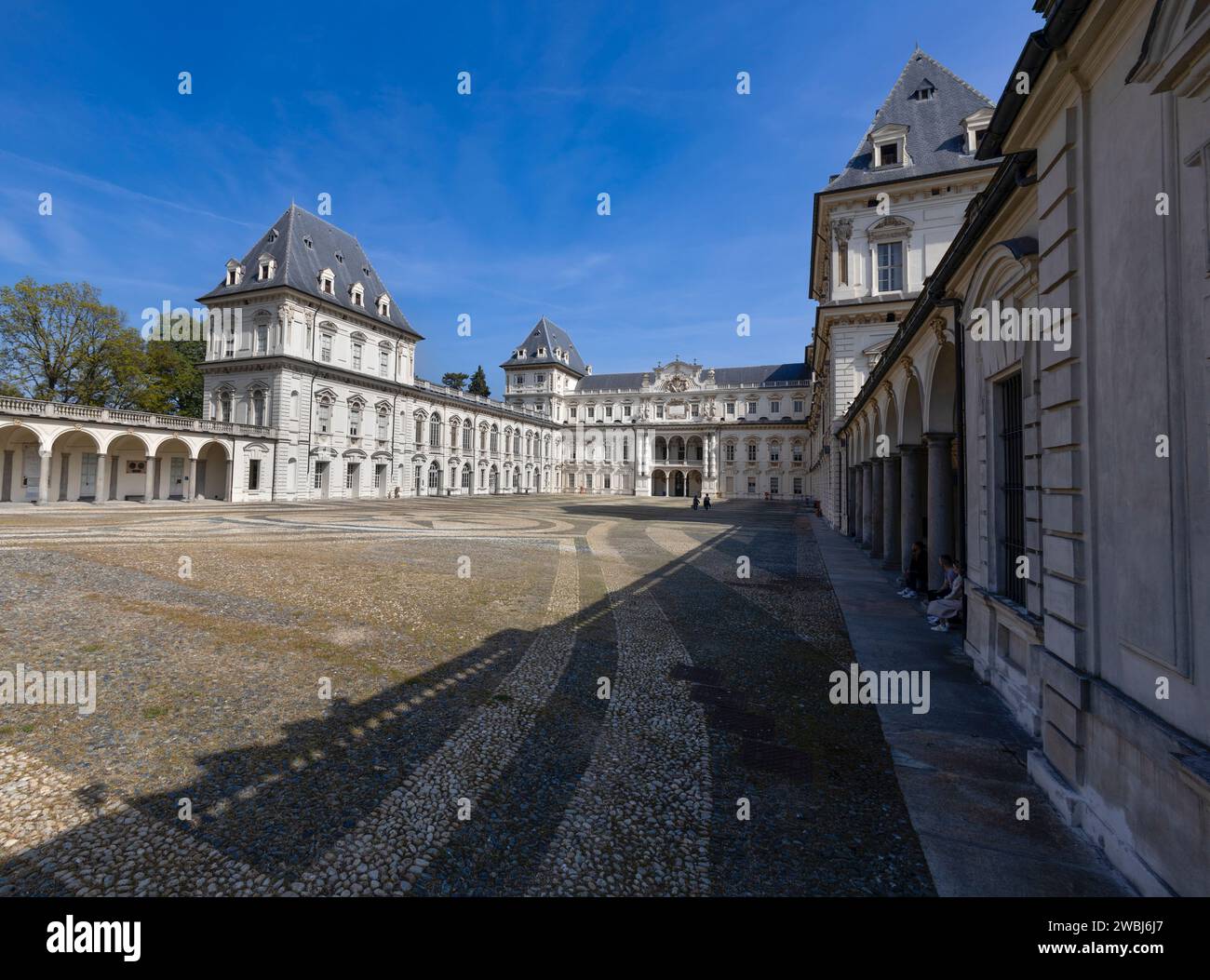 TURIN, ITALY, APRIL 11, 2023 - Valentino Castle in Valentino Park in ...