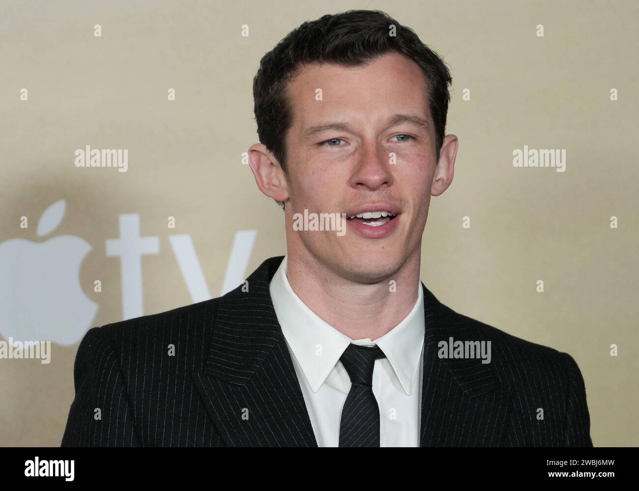 Los Angeles, USA. 10th Dec, 2023. Callum Turner arrives at the Apple TV ...