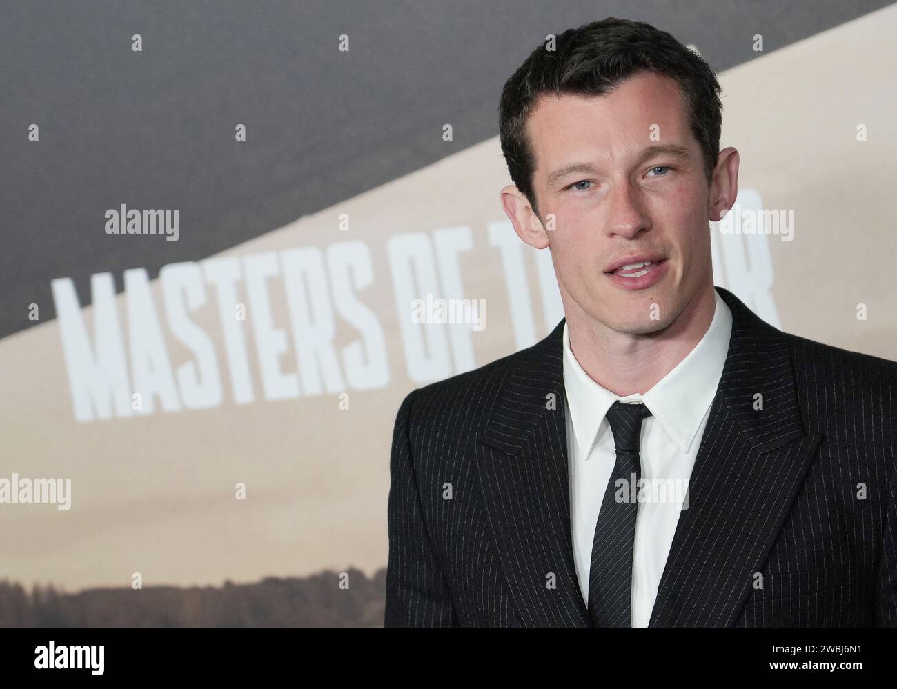 Los Angeles, USA. 10th Dec, 2023. Callum Turner arrives at the Apple TV ...