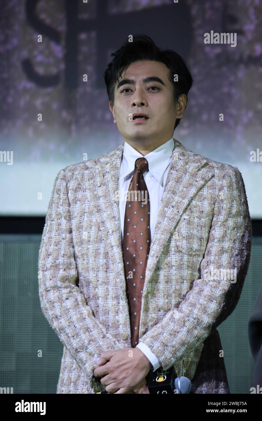 Chinese actor Chen Long attends an activity in Shanghai, China, 9 ...