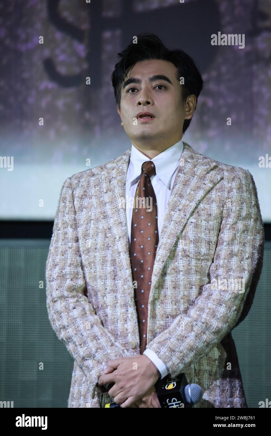 Chinese actor Chen Long attends an activity in Shanghai, China, 9 ...