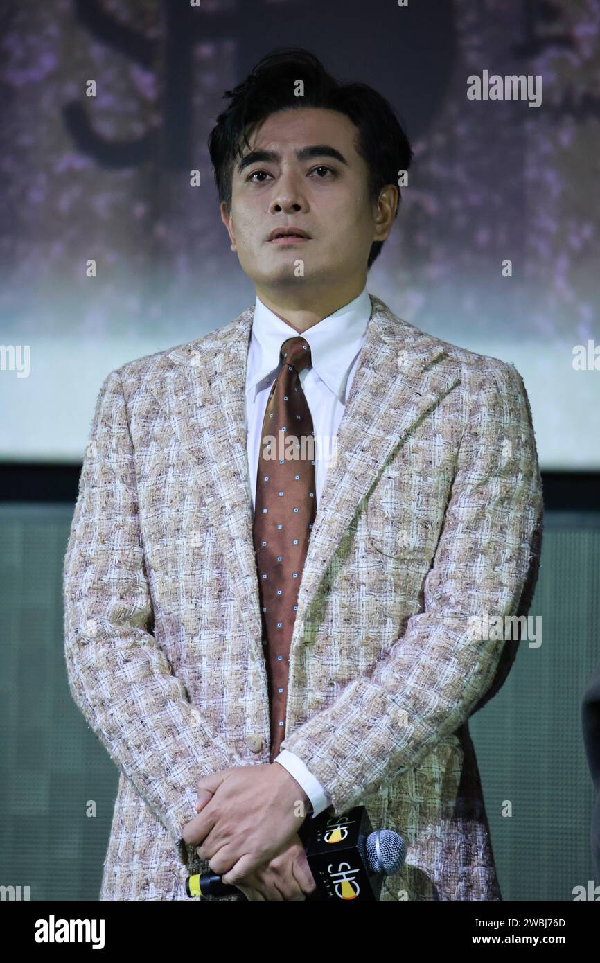 Chinese actor Chen Long attends an activity in Shanghai, China, 9 ...
