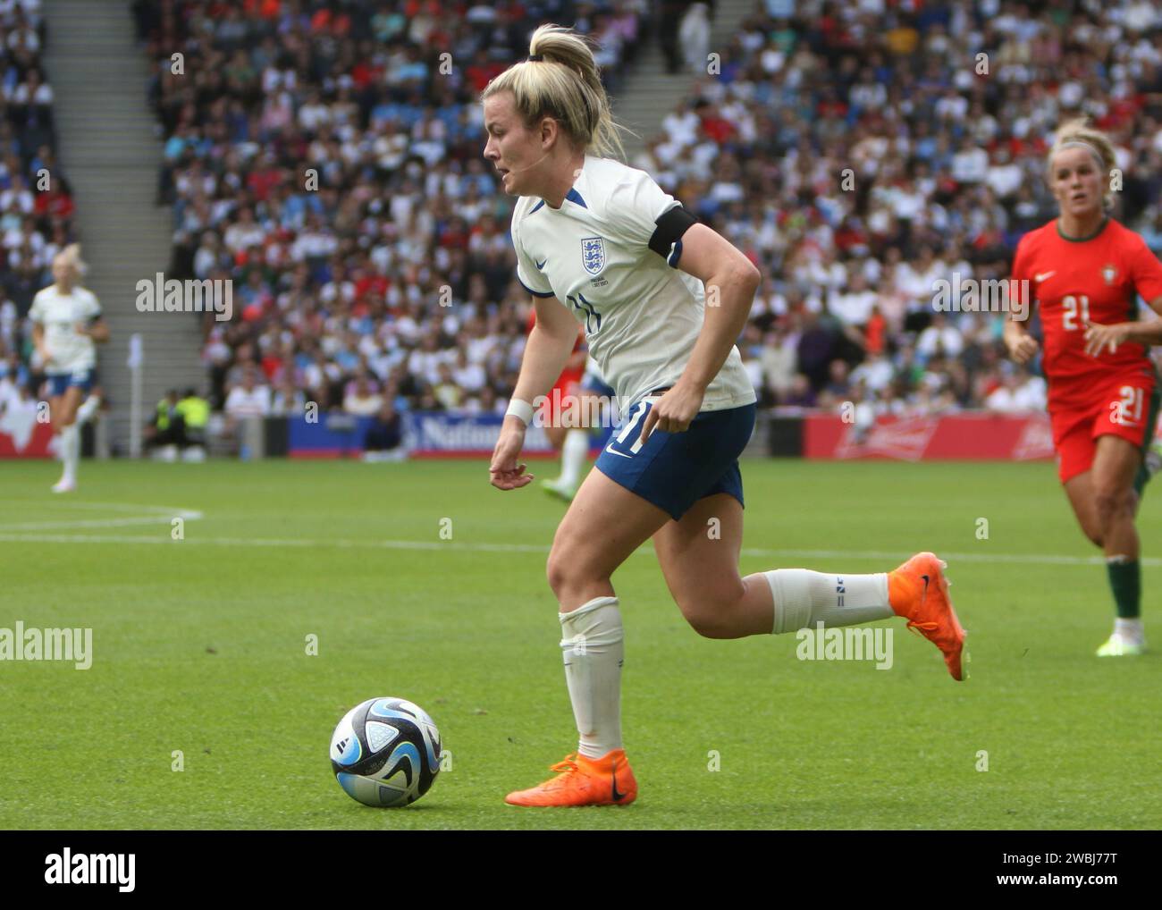 Lauren Hemp during England Lionesses women's football team v Portugal ...