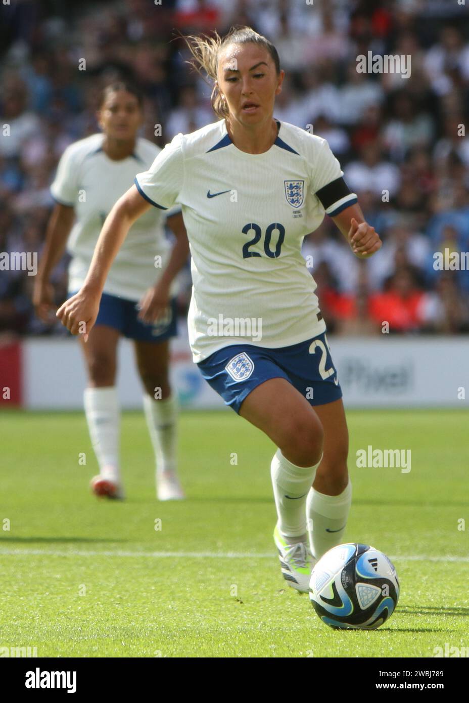 Katie Zelem during England Lionesses women's football team v Portugal ...