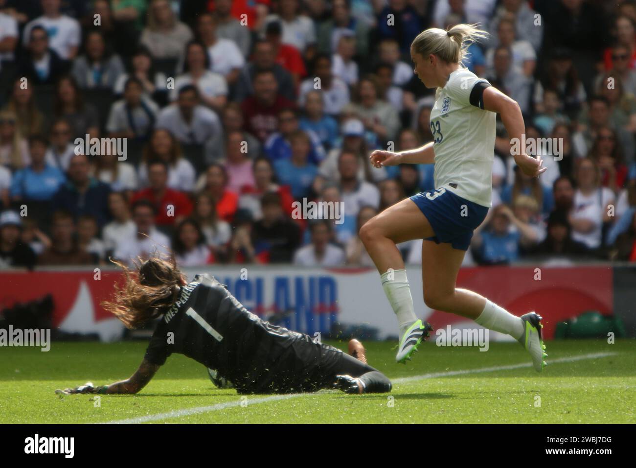 Alessia Russo during England Lionesses women's football team v Portugal ...