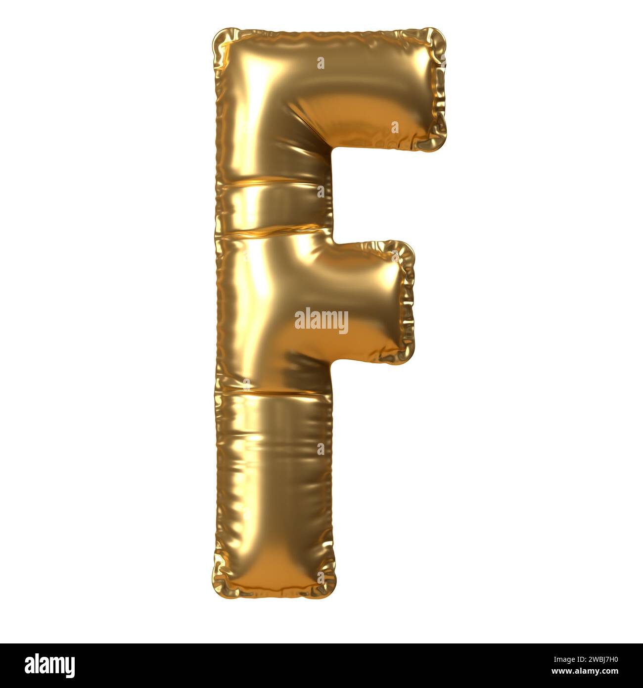 Gold Balloon Letter F Stock Photo - Alamy
