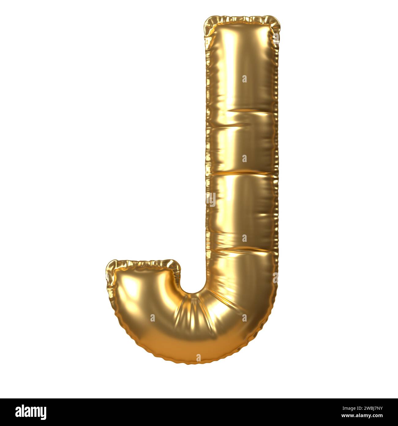 Golden letter j gold foil Cut Out Stock Images & Pictures - Alamy