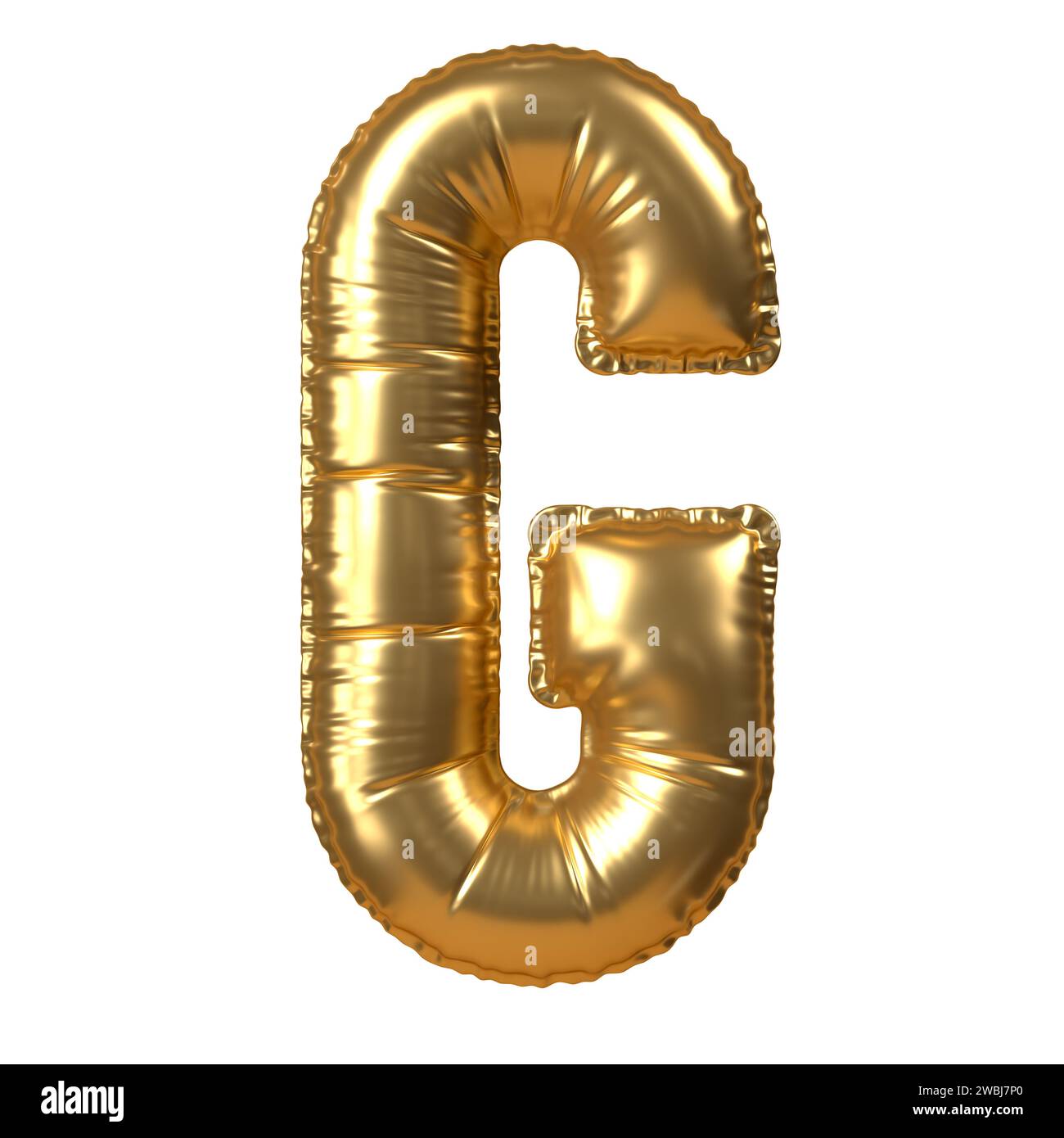 3D Gold Balloon Letter G Stock Photo - Alamy