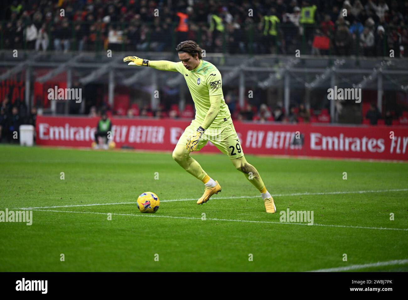 Marco Carnesecchi of Atalanta during Coppa Italia quarter Finals ...