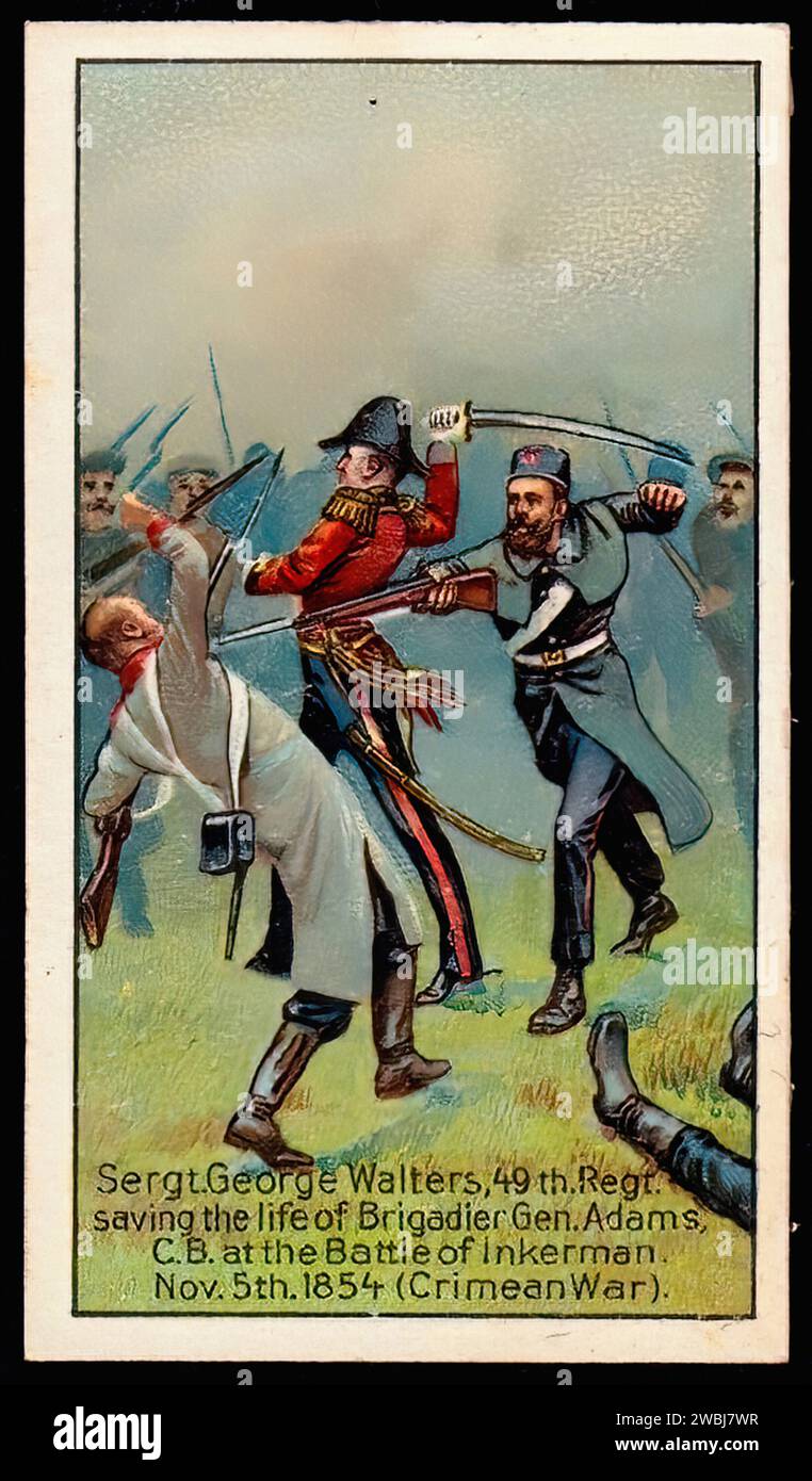 Sergeant George Walters, 49th Regiment - Vintage Cigarette Card ...