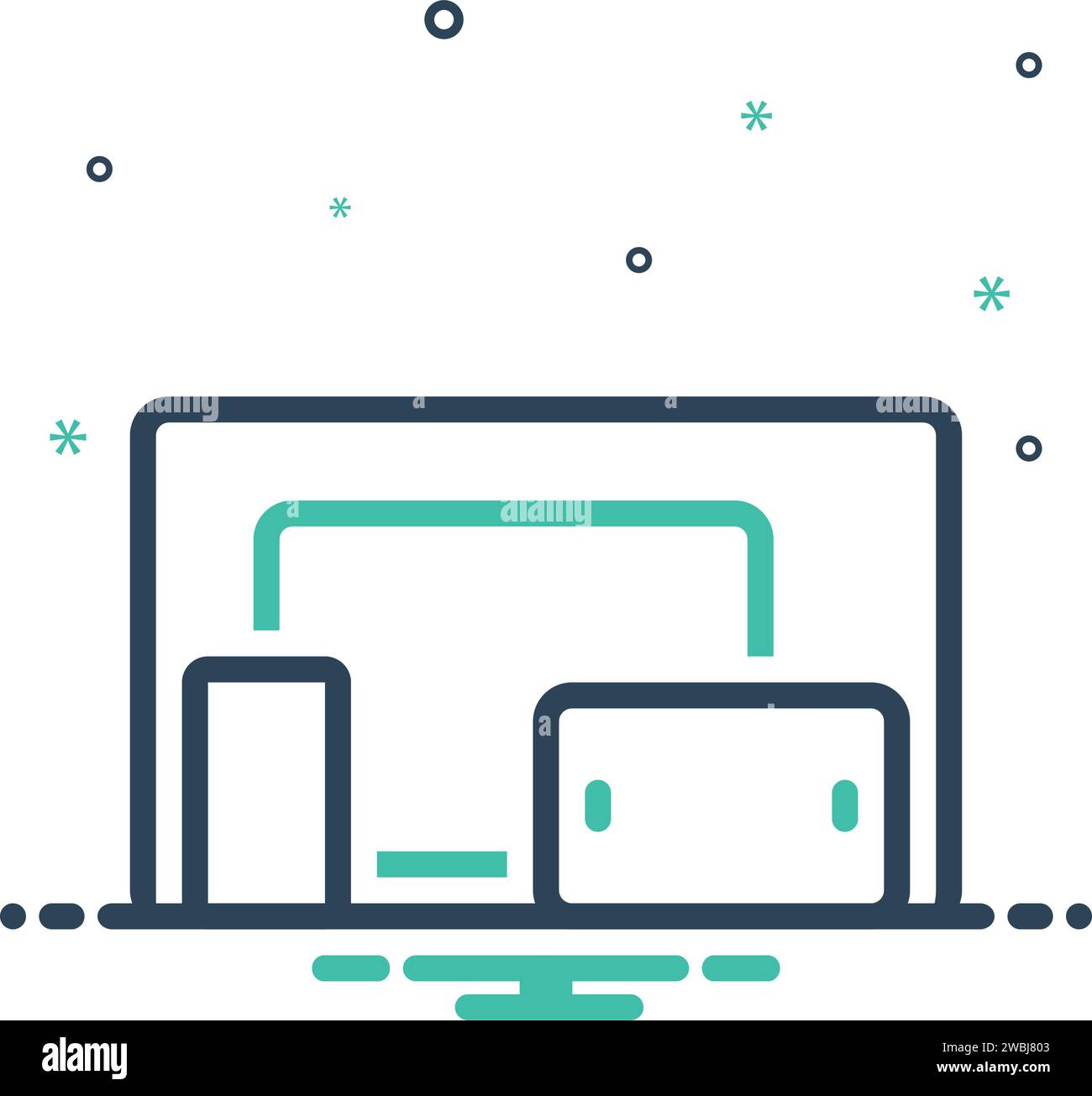 Icon For Multiplatform Devices Stock Vector Image And Art Alamy