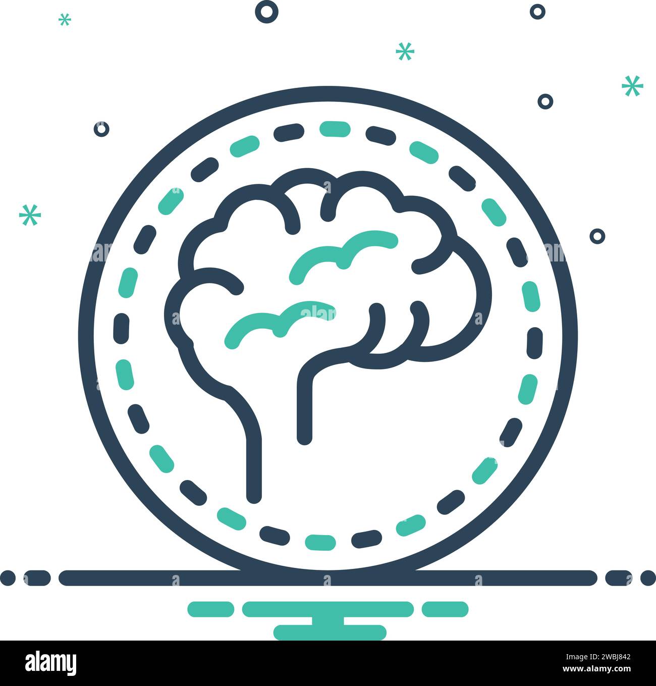 Brain clean icon hi-res stock photography and images - Alamy
