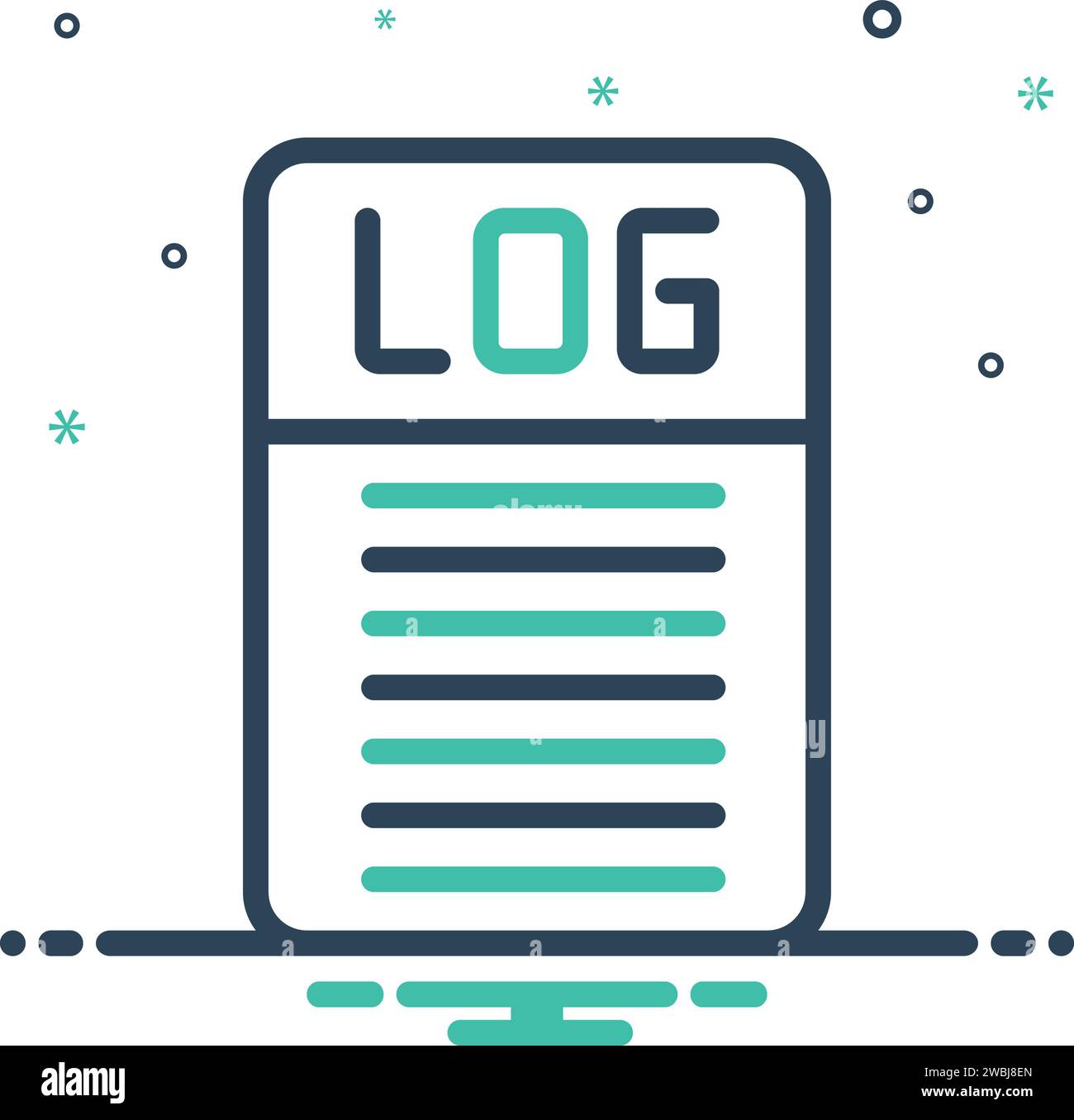Icon for log,log in,register Stock Vector Image & Art - Alamy