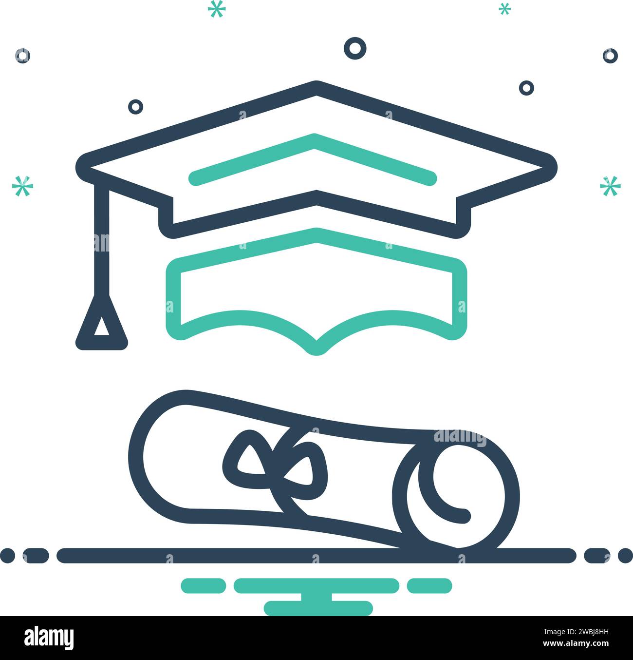Icon for graduation,education Stock Vector Image & Art - Alamy