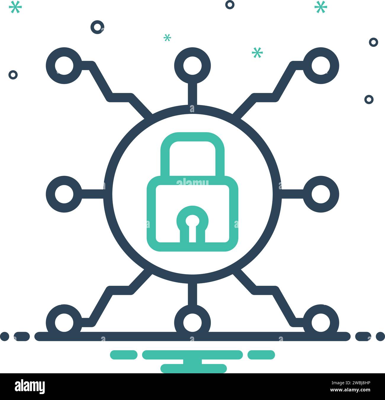 Icon for ecure connection,secure Stock Vector Image & Art - Alamy