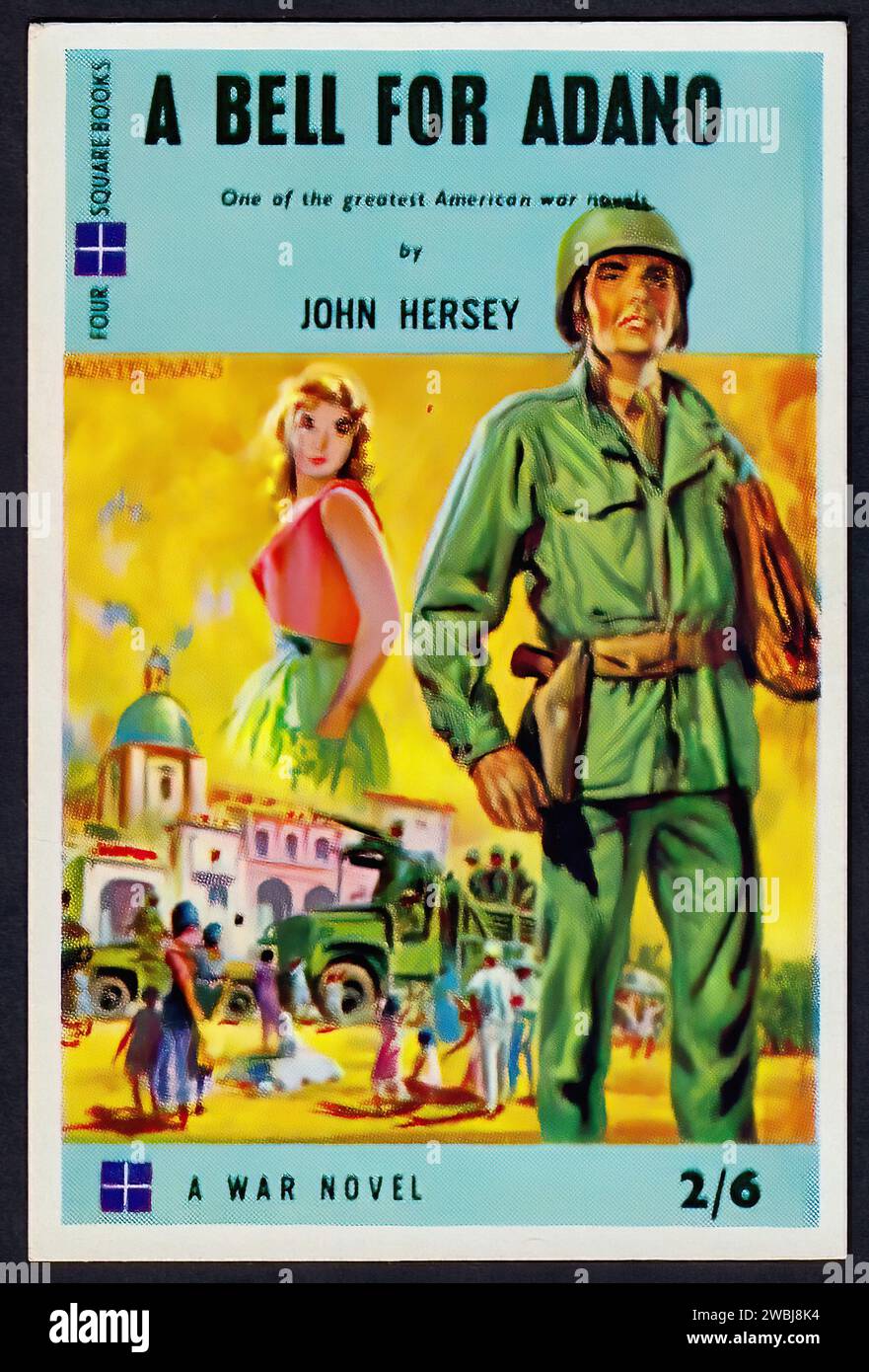 A Bell for Adano - Vintage Cigarette Card Illustration Stock Photo - Alamy