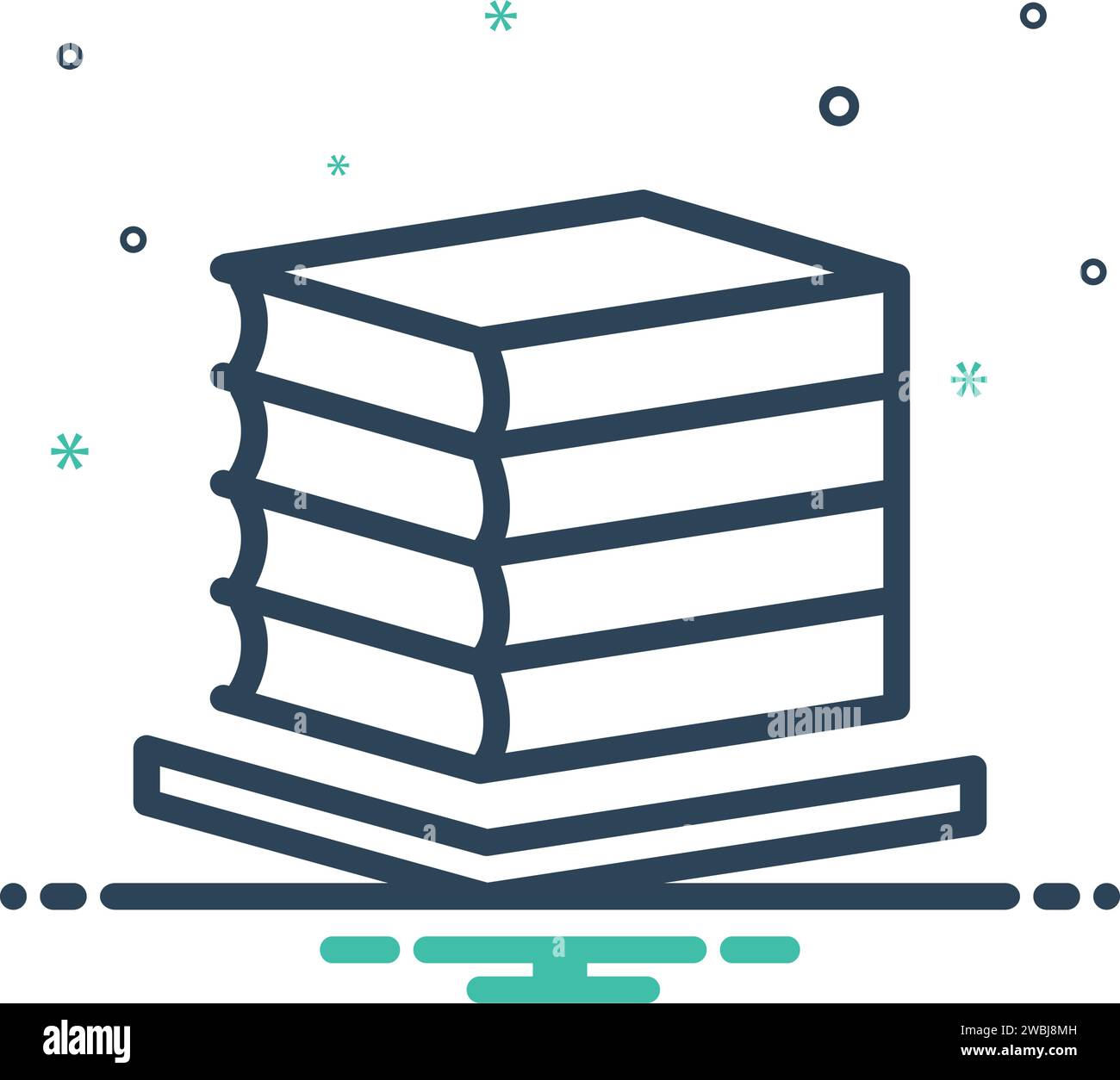 Bibliography vector vectors hi-res stock photography and images - Alamy