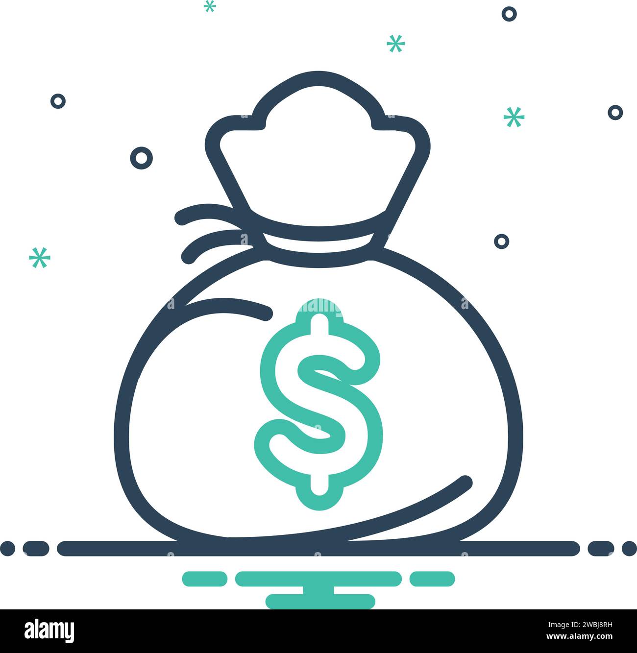 Icon for money bag,amount Stock Vector Image & Art - Alamy