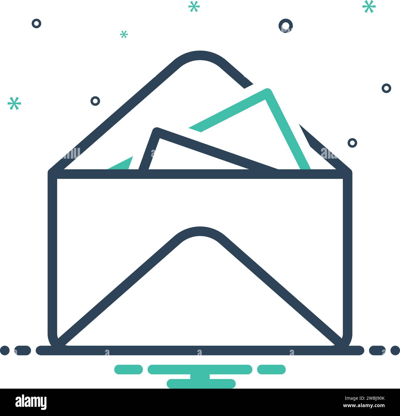 Icon for inbox message,inbox Stock Vector Image & Art - Alamy