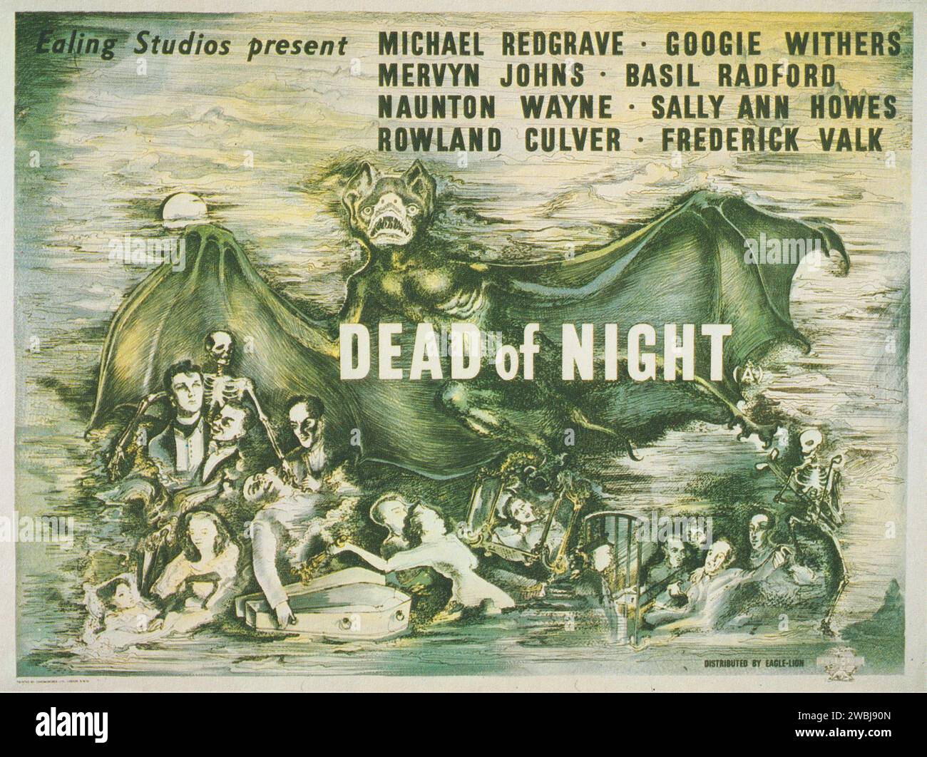 Dead of Night (Eagle-Lion, 1945). Ealing Studios Starring Michael ...