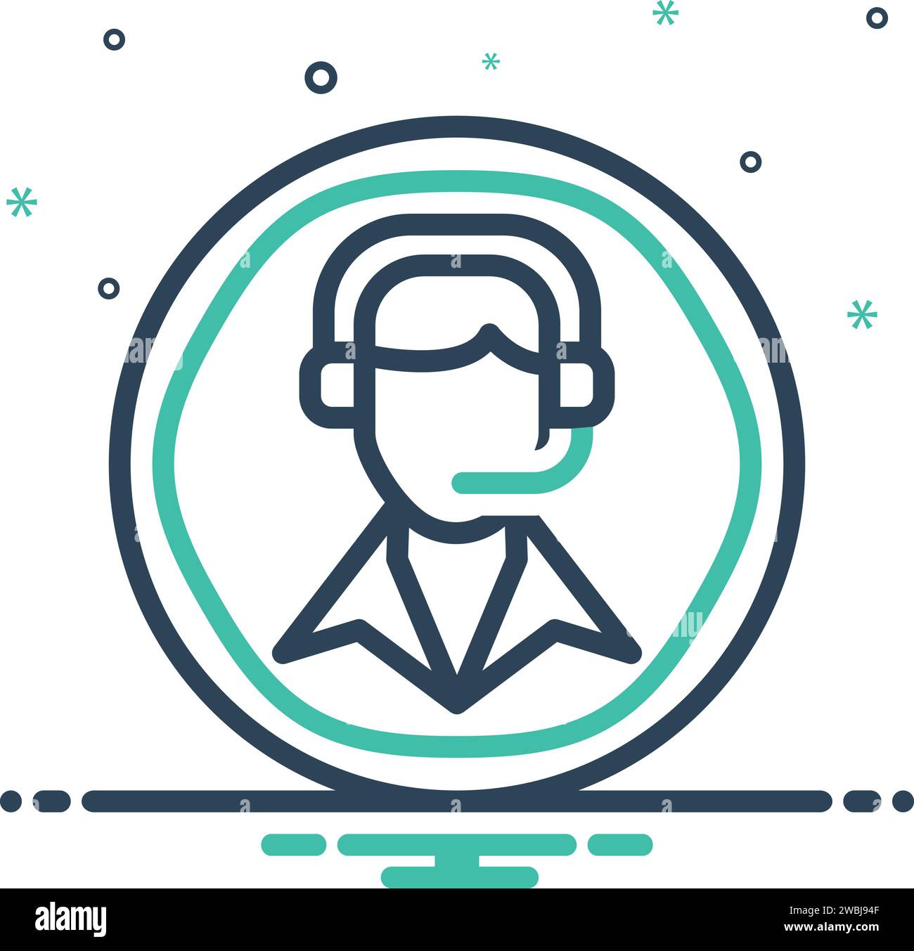Call center customer service Stock Vector Images - Alamy