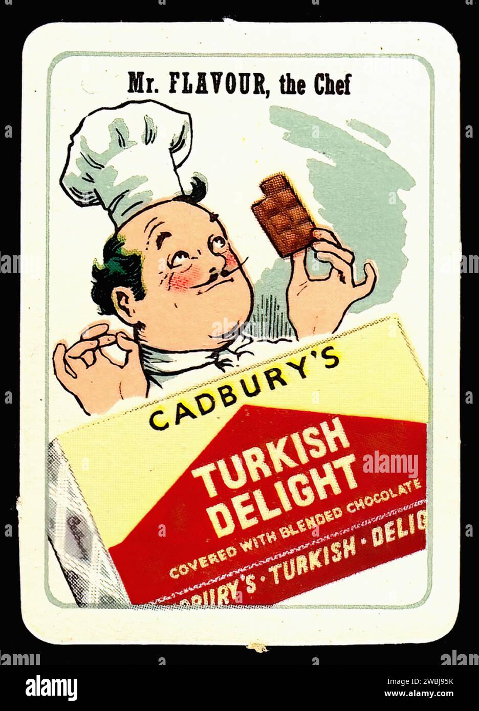 Cadbury's Turkish Delight - Vintage British Tradecard Illustration ...