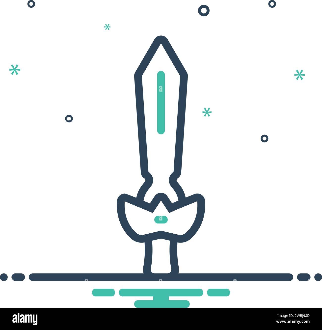 Broadsword icon Stock Vector Images - Alamy