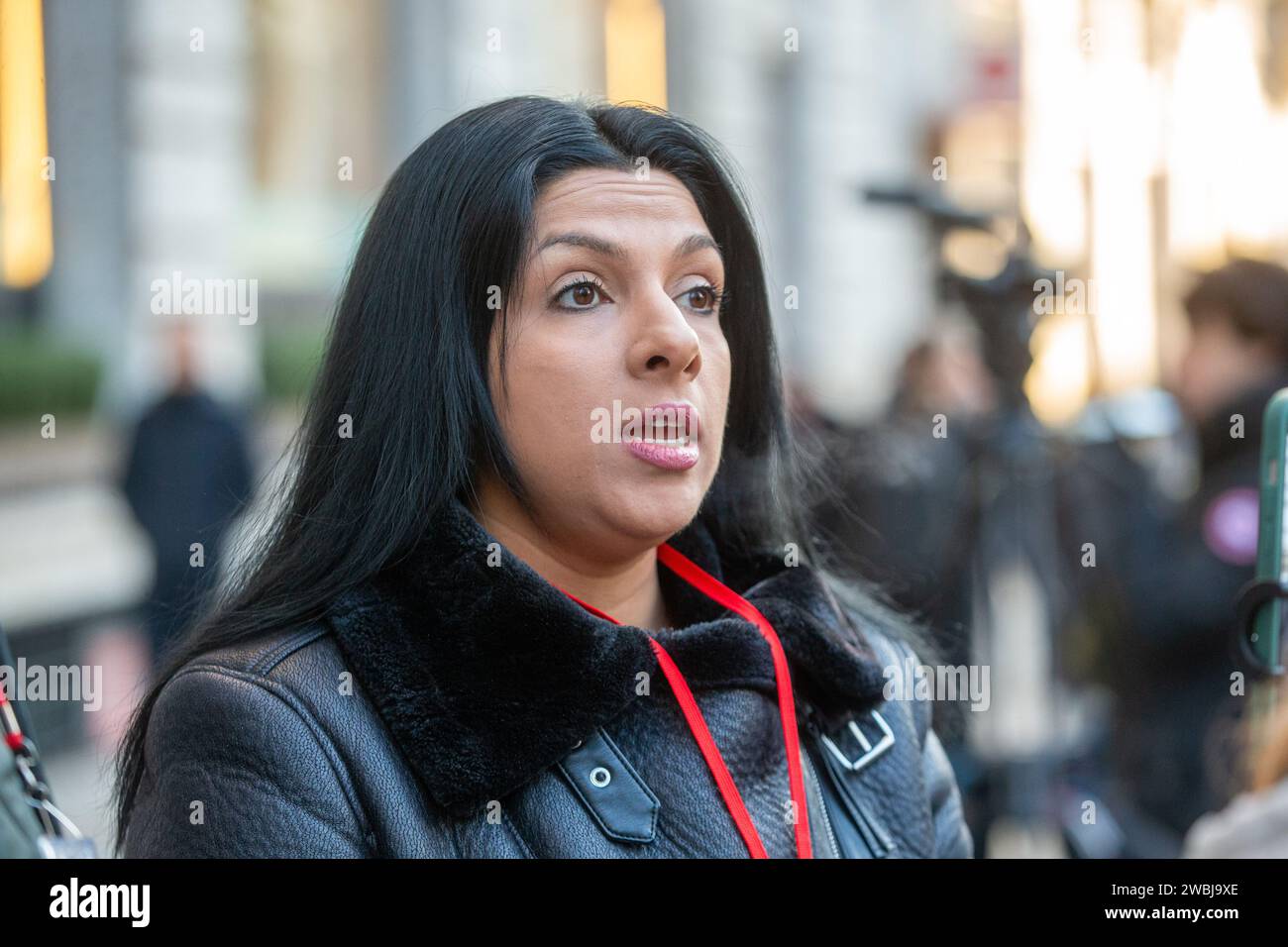 London, England, UK. 11th Jan, 2024. SHAZIA SADDIQ, former sub ...