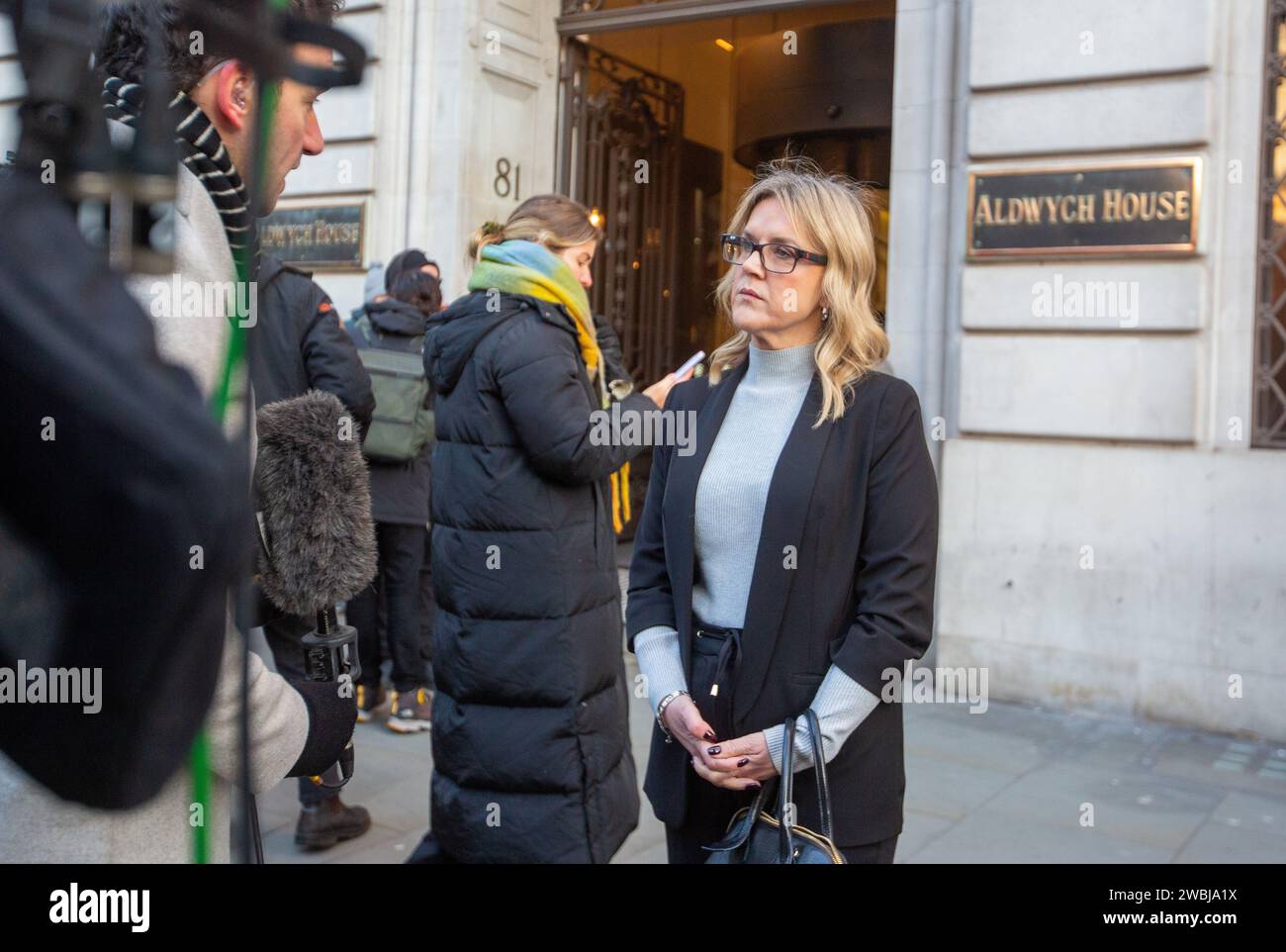 London, England, UK. 11th Jan, 2024. JANET SKINNER, former sub ...