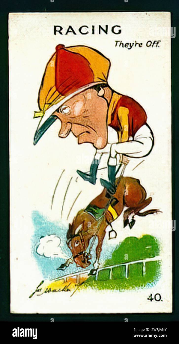 Sporting Snap #40 - Vintage Drapkin Illustration Stock Photo - Alamy