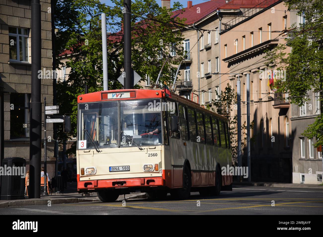Skoda 14Tr trolleybus Stock Photo - Alamy