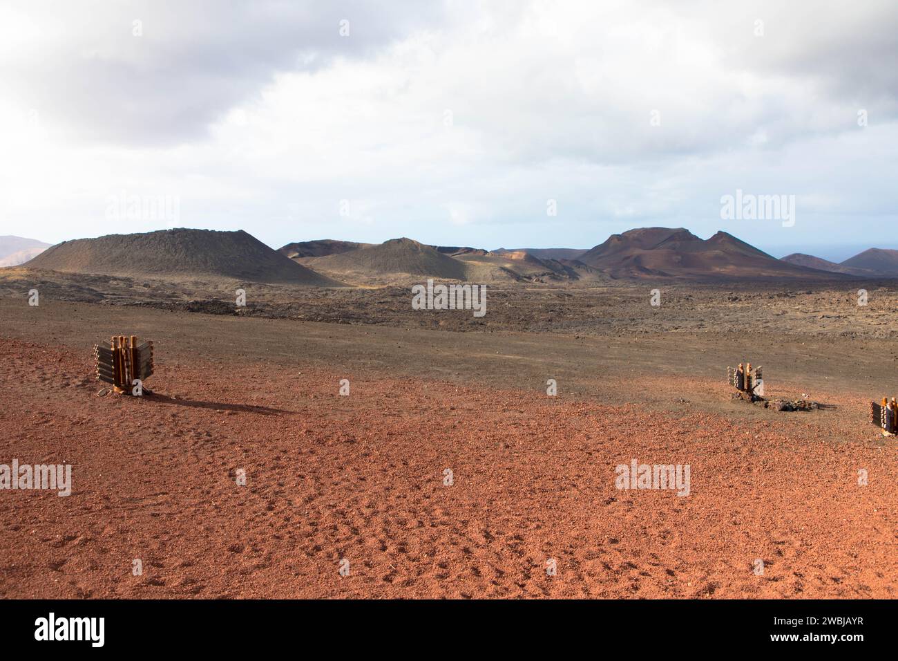 Spectacular views of the Fire Mountains at Timanfaya National Park ...