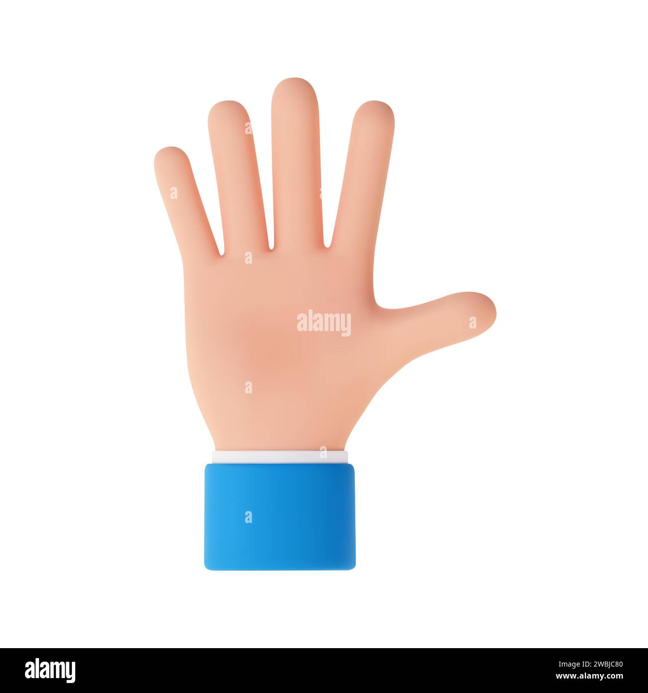 3d Cartoon character hand Stock Vector Image & Art - Alamy