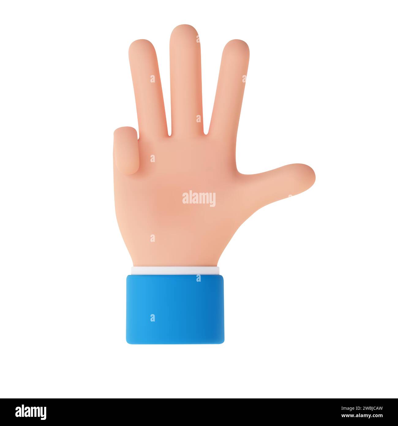 3d Cartoon character hand Stock Vector Image & Art - Alamy