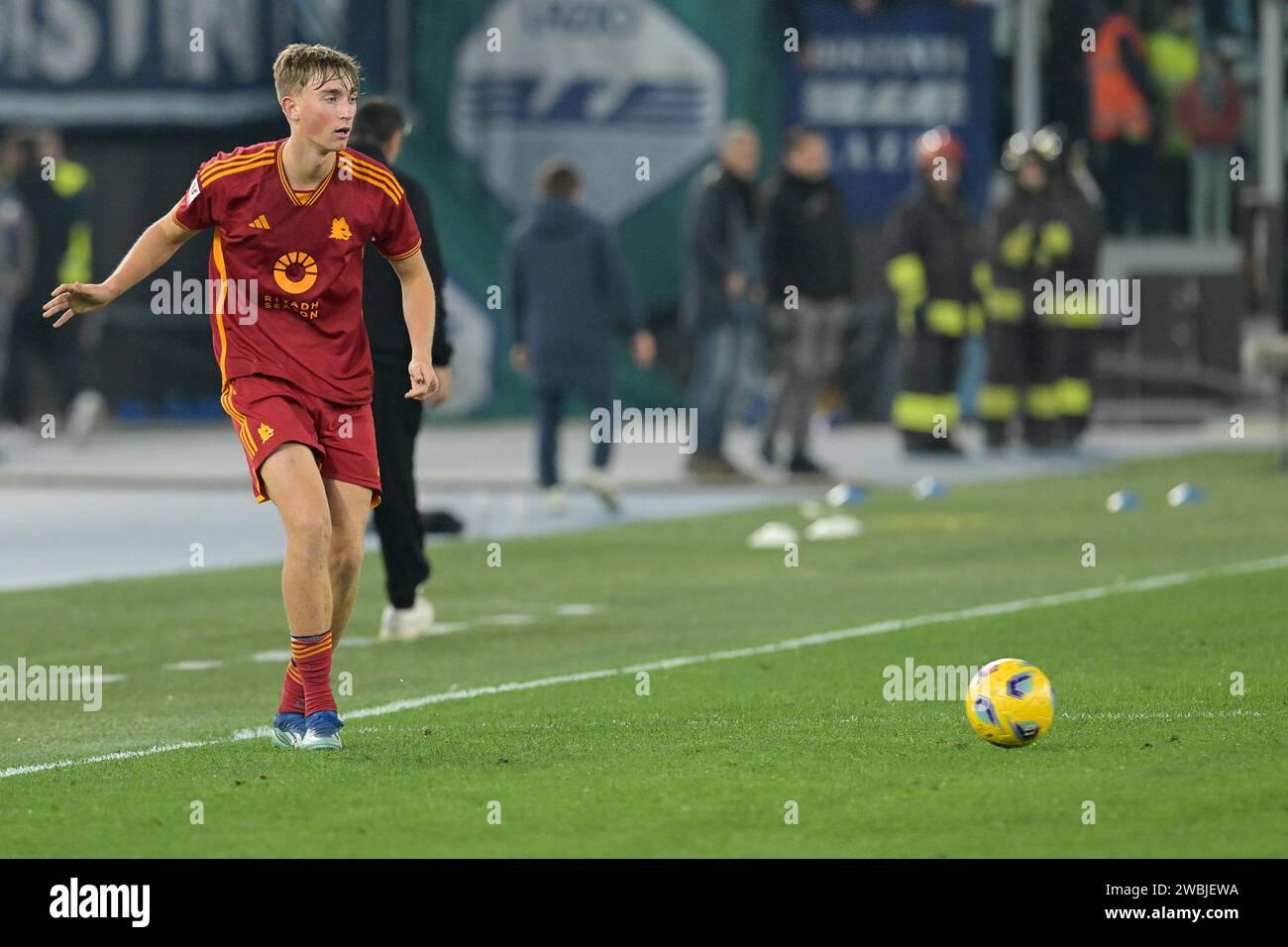 Dean Huijsen of AS Roma during Coppa Italia Football Match, Lazio vs ...
