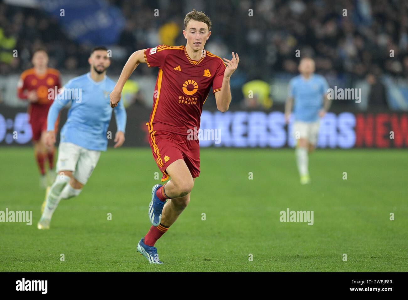 Dean Huijsen of AS Roma during Coppa Italia Football Match, Lazio vs ...