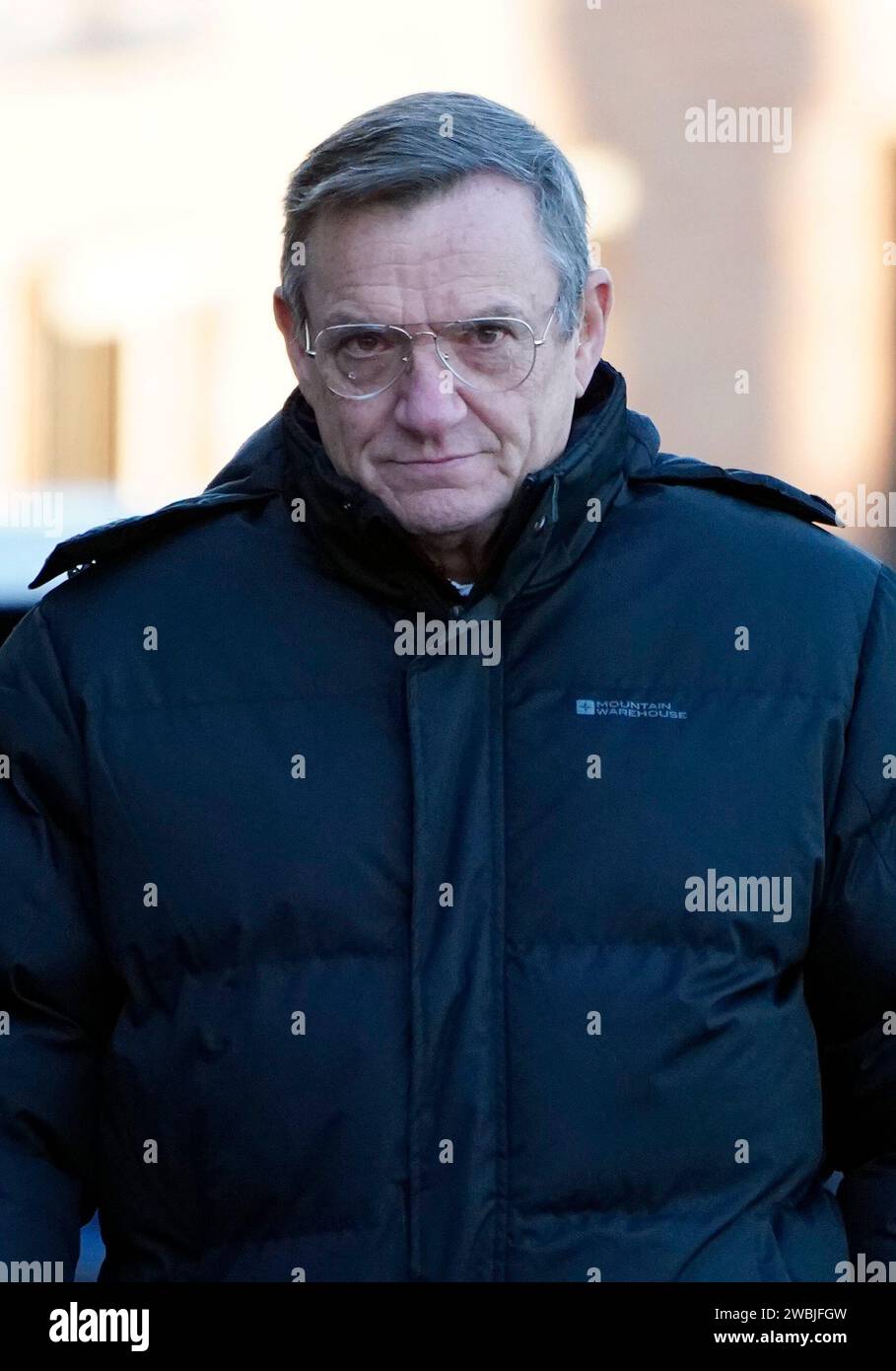 Former mayor of Winchester, Derek Green, outside Basingstoke ...