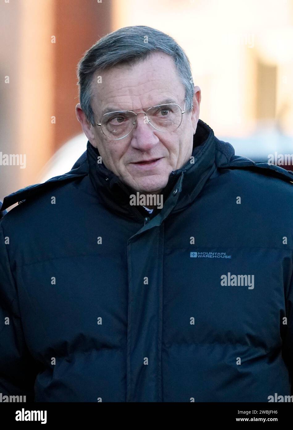 Former mayor of Winchester, Derek Green, outside Basingstoke ...