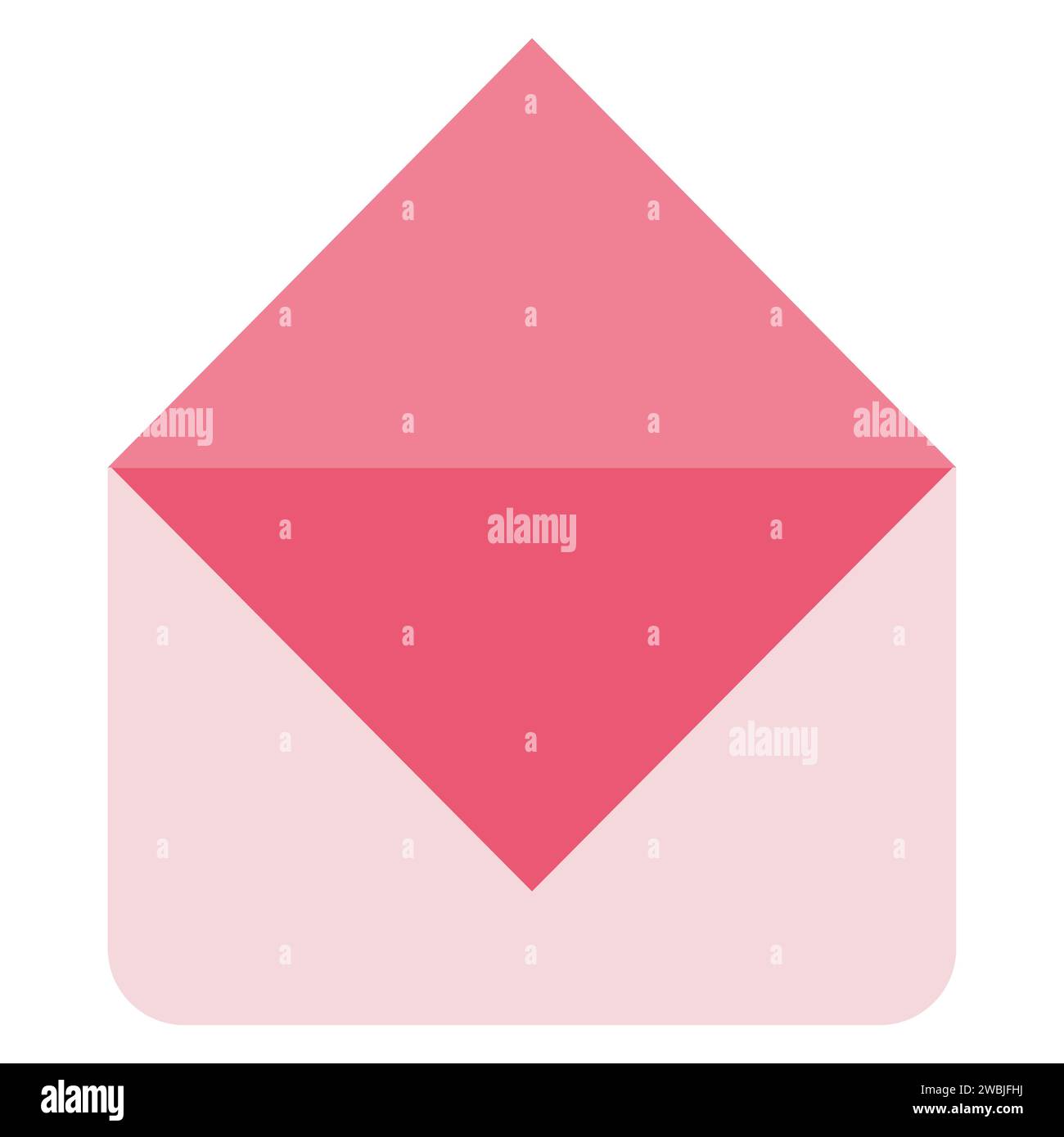 Pink envelope Stock Vector Images - Alamy