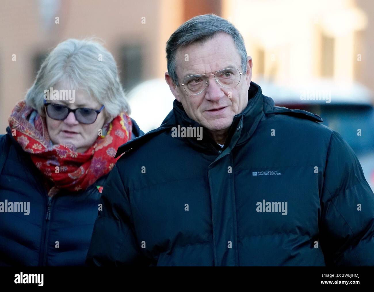Former mayor of Winchester, Derek Green, outside Basingstoke ...
